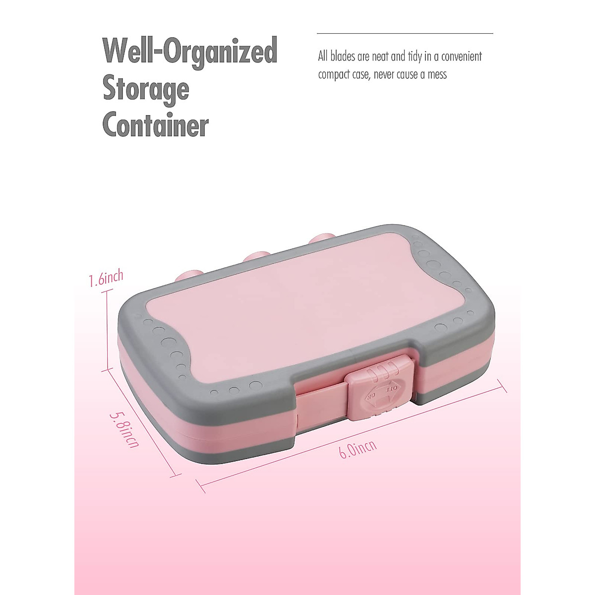 FantastiCAR Craft Knife Precision Cutter Hobby Knife Blades Set (30pcs) for Art Work, Scrapbooking, Stencil, Architecture Modeling, Wood Leather Working (Pink)