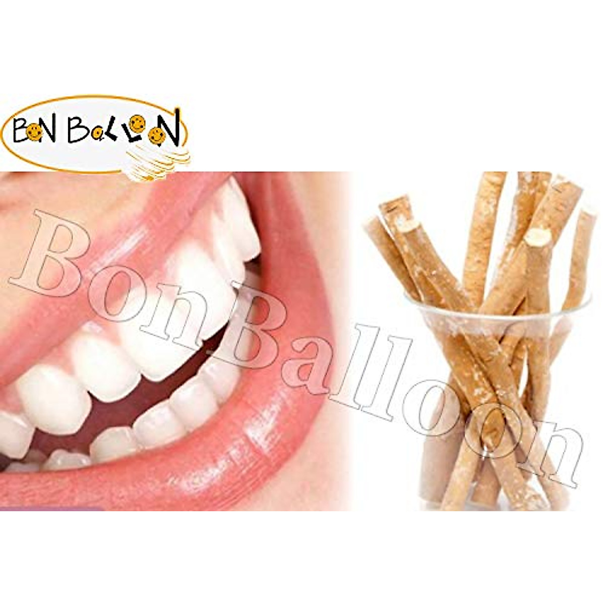 bonballoon Sewak Siwak Meswak Miswak Sticks Stick Al Muslim Natural Herbal Toothbrush Vacuum Sealed Arak Peelu Natural Flavored Brush Tooth Toothbrush 100% Organic (Three (3) Toothstick)
