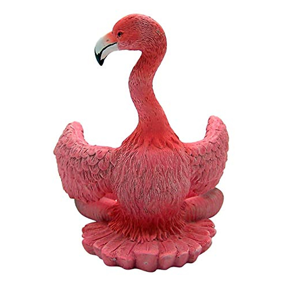 Pink Flamingo Wine Bottle Holder, Tabletop Decoration, 6 Inches