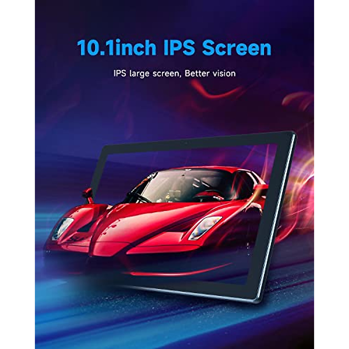 10 inch Android 11.0 Tablet, 4GB RAM+64GB ROM+512GB Expandable Computer Tablets PC, IPS Screen, 2+8MP Dual Camera, WiFi, BT, Google Certified