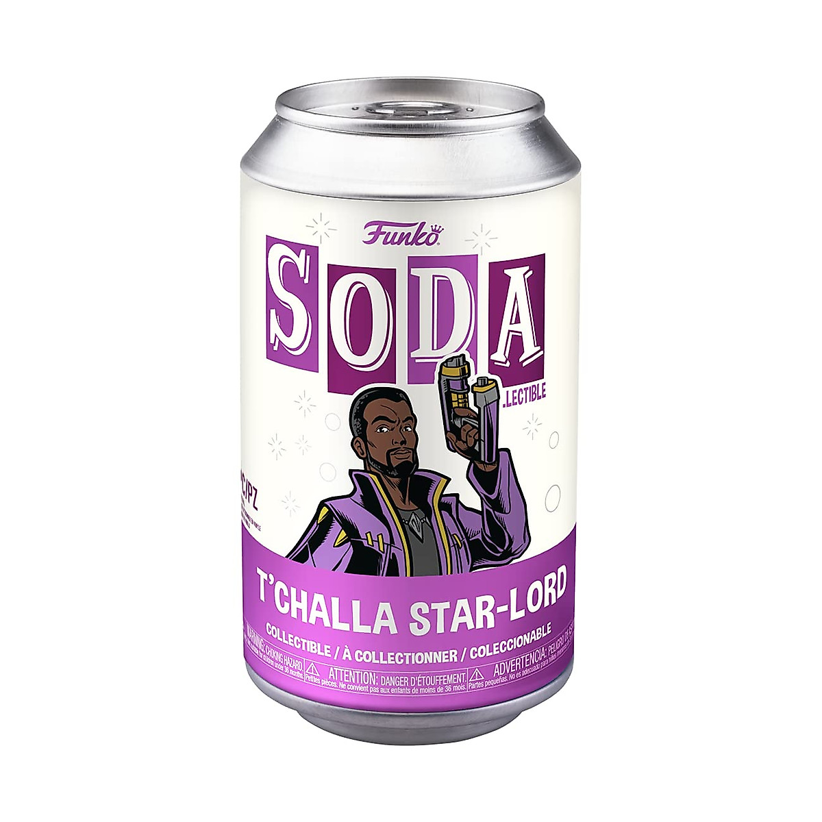 Funko Vinyl Soda: Marvel - What If…?, T'Challa Star-Lord with Chase (Styles May Vary)