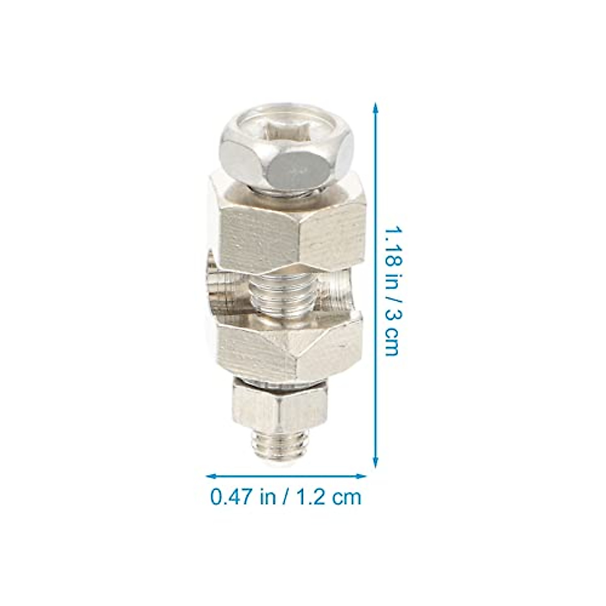 Scicalife 2pcs Solar Panel Grounding Lug Solar Grounding Clip for RV Boat Off Gird Roof Installation Earthing Lug Cable Clamp Wiring Frame Clip Supply