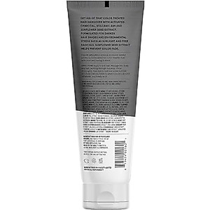 Acure Detox-Defy Color Wellness Conditioner, 100% Vegan, Activated Charcoal & Sunflower Seed Extract, Protects Hair From Environmental Stress & Prevents Color Fade, For Dark Hair, 8 Fl Oz