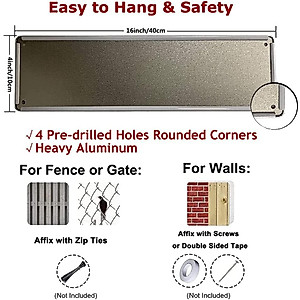 snowsun Vintage Signs Retro Tin Sign Ausfahrt Autobahn Exit Metal Sign 4x16 inch