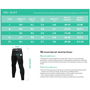Yuerlian 1 Pack Men's Compression Pants Running Tights Workout Leggings Cool Dry Yoga Gym Pants with Pocket Camo Green