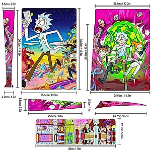 Decal Stickers for PS5 Anime Contrller Wraps,Suitable for Play-Station 5 Disc Version Console and Controller Accessories Skin,Bubble-Free