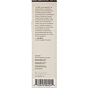 Carol’s Daughter Almond Cookie Body Gift Set For Dry Skin, Blended with Almond Oil, Contains Sulfate Free Body Wash, Hand Cream, and Body Lotion, Paraben Free