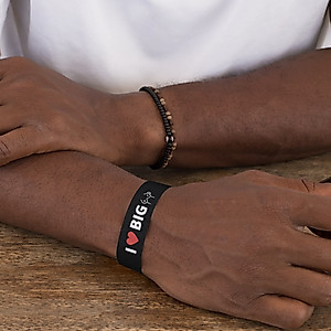 W B Funny I Love Boobies Bracelet Wristband 12-Pack