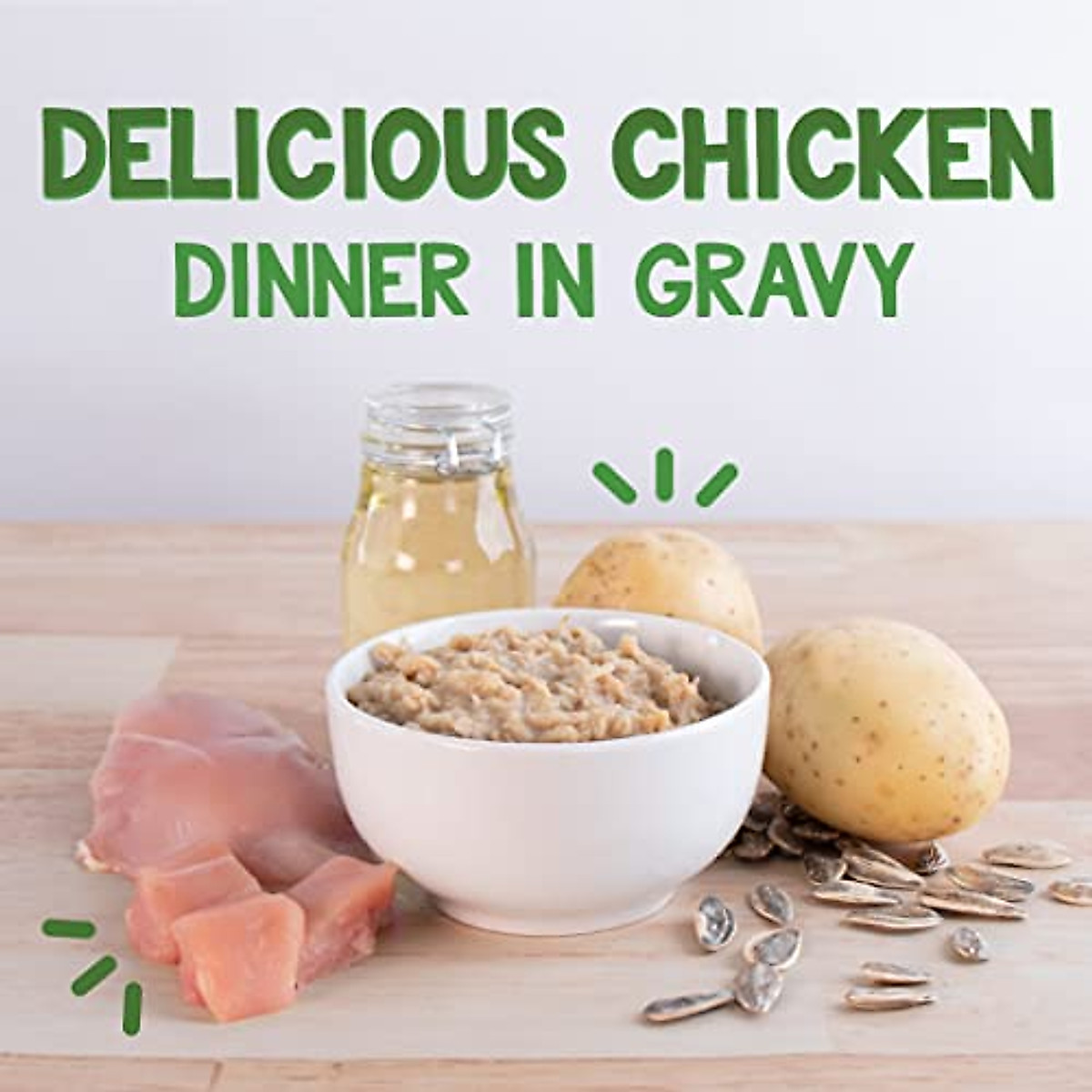 Earthborn Holistic Chicken Catcciatori Grain-Free Moist Cat Food 3 Ounce (Pack of 24)