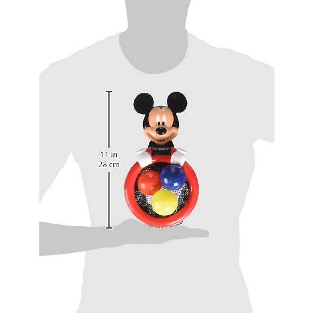 The First Years Disney Baby Shoot and Store Bath Toy, Mickey Mouse