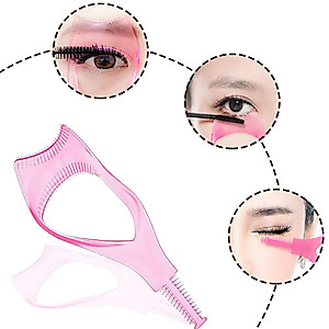 ReNext 1 Piece Magic Useful Cosmetic Mascara Eyelash Comb Applicator Helper Guide Card Tool