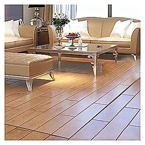 Clear PVC Desk Chair Mat 2mm Area Rug Large Clear Vinyl Runner Rug/Protector for Hardwood Floors - Multipurpose Rectangular Vinyl Roll, Anti-Oxidation,Can be Cut,80/100/120/140cm Wide,100-600cm for O