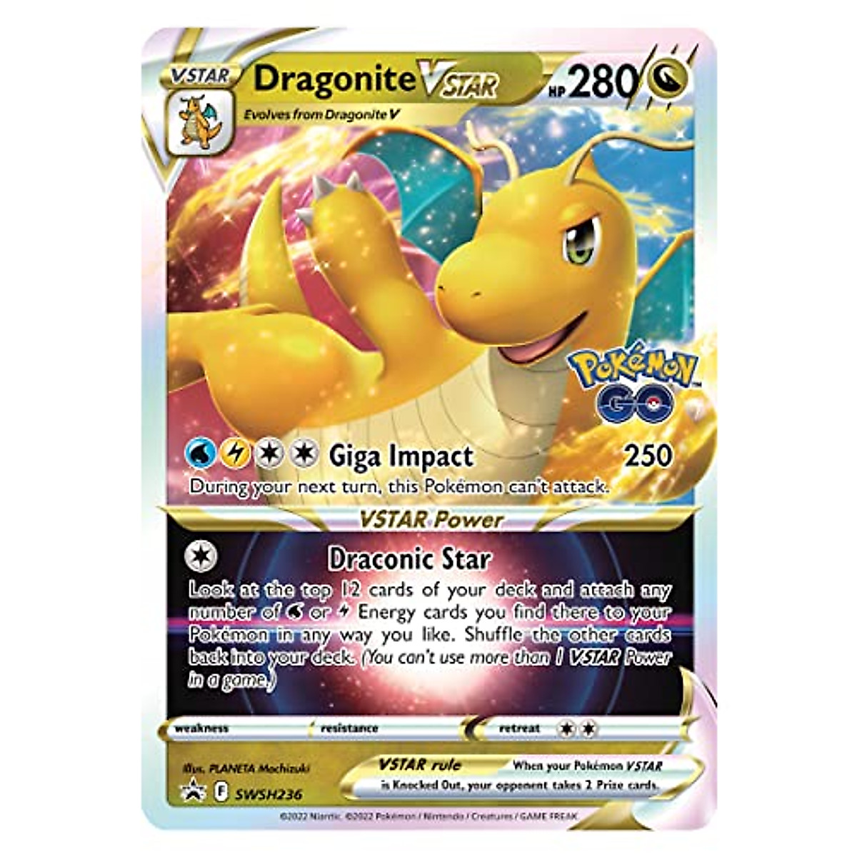 Pokémon TCG: Pokémon GO Premier Deck Holder CollectionDragonite VSTAR