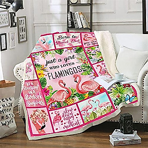 CYREKUD Flamingo Blanket Throw,Flamingo Gifts for Women,Pink Flamingo Gifts for Girls Blanket,Flamingo Christmas Decorations Gifts,Cozy Flamingo Themed Gifts Blanket for Sofa Couch Beds Décor