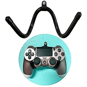 Universal Game Controller Holder Stand,Mini Wall Mount Organizer Rack Hanger Hook- Strong & Flexible, for PS3/PS4/PS5/Xbox 360/Xbox One/S/X/Elite/Series S/Series X Controller,etc - NO Controller