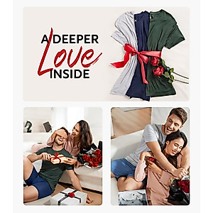 DAVID ARCHY Men's Undershirt Bamboo Rayon Moisture-Wicking White T-shirts Stretch V-neck Tees for Men, 3-Pack (XXL, White)