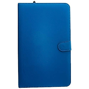 Ematic 10-Inch Android 7.1 (Nougat), Quad-Core 16GB Tablet with Folio Case and Headphones, Blue