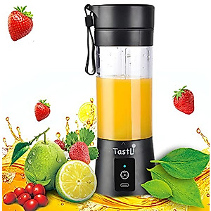 Portable Blender Bottles, Mini Personal Blender for shakes and smoothies (Black)