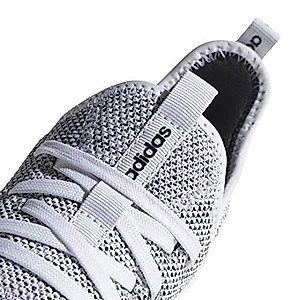 adidas Women's Cloud foam Pure Running Shoe, white/white/black, 8 Medium US