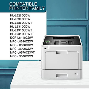 High Yield TN431 (C/M/Y) Toner Cartridge TN4313PK Replacement for Brother TN-431 Toner for HL-L8260CDW HL-L8360CDW HL-L8360CDWT HL-L9310CDW HL-L9310CDWT Printer, 3 Pack