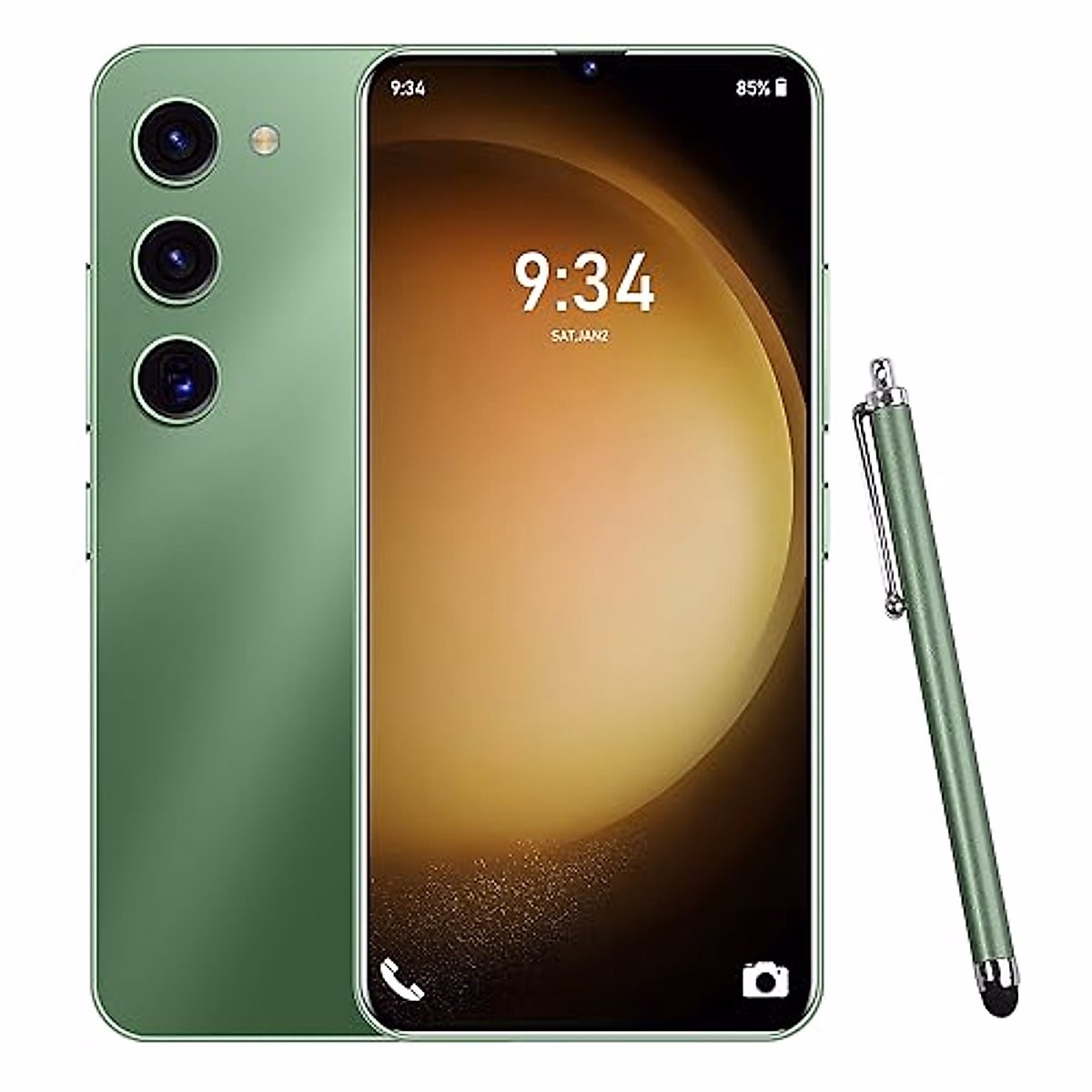 ExAchat C23 4G/5G Smartphone Unlocked, 6GB+256GB Android13 Phone Octa Core, 6.6" FHD+ Display 64 MP Camera 5800mAh Dual SIM Cell Phones GPS/Fingerprint Unlock/Face ID