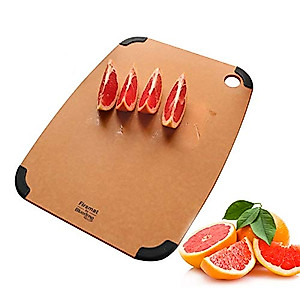 Firsmat Wood Fiber Cutting Board, Chopping Plate for Kitchen Cutting Bread Fruit Vegetables Cheese,Food Grade