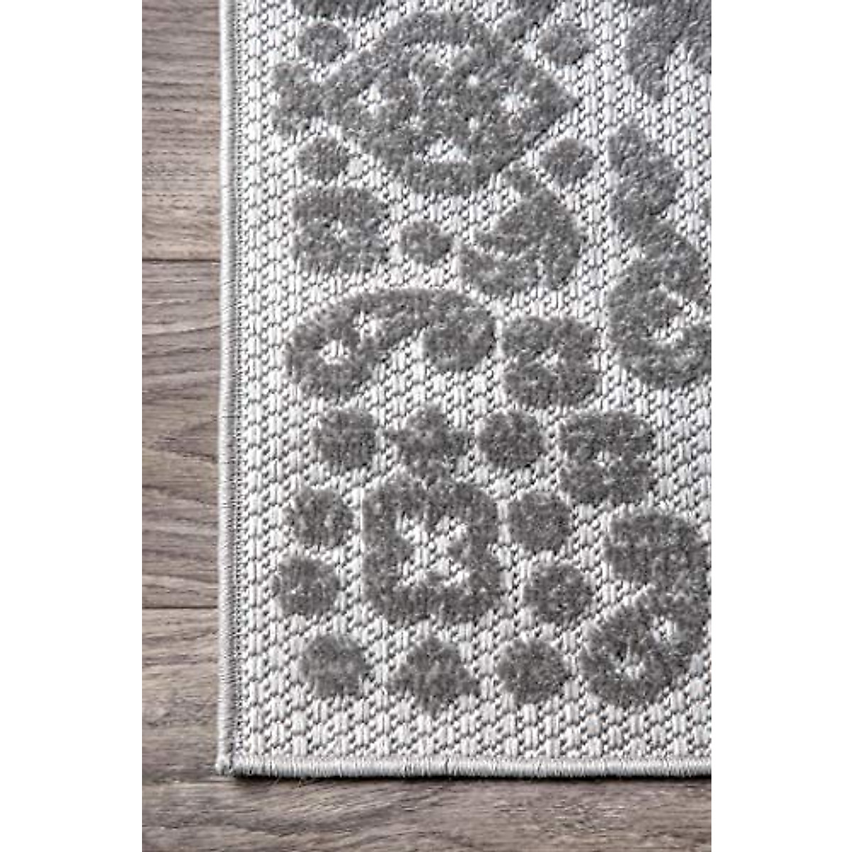 nuLOOM Celestial Contemporary Indoor/Outdoor Area Rug, 7' 6" x 9' 6", Grey