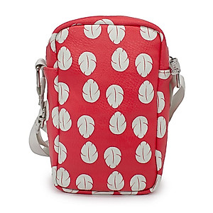 Disney Bag, Crossbody, Lilo and Stitch, Bounding Dress Leaves, Vegan Leather