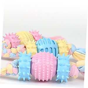 FOMIYES 1pc Pet Playing Toy Female Dog Toy Pet Dental Cleaning Cotton Rope Pet Toy Dog+Toy Pet Educational Dog Bite Toy Pet Door Handle Cat Toy Toys Pet Chew Toy The Dog Cloth