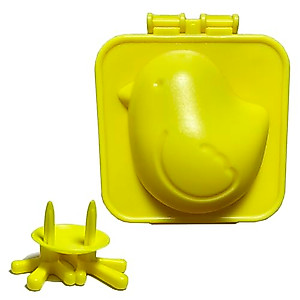 JARPSIRY Boiled Egg Mold Egg Tool Chicken Shape Kitchen Novel Cute Little Chick Creative Gadget Let Children Love to Eat Eggs Restaurant Decoration