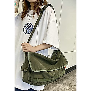 Hobo Bag for Women Canvas Tote Bag Messenger Bag Large Shoulder Bag Cute Crossbody Bag Satchels Bag Handbag College Bag 2023