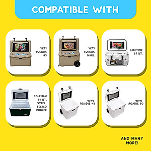 Cooler Net for Dry Storage and Organization - Compatible with YETI, RTIC, Igloo, Coleman, Lifetime, Pelican Ice Chests - Works with Cooler Lights, Wheel Kits, RTIC Cooler Accessories, and More