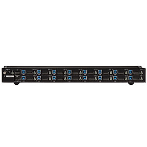 Tripp Lite KVM Switch, 16 Port HDMI USB with Audio and USB Sharing KVM Switch, 1U Rack Mount (B024-HU16)