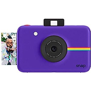 Zink Polaroid Snap Instant Digital Camera (Purple) with ZINK Zero Ink Printing Technology