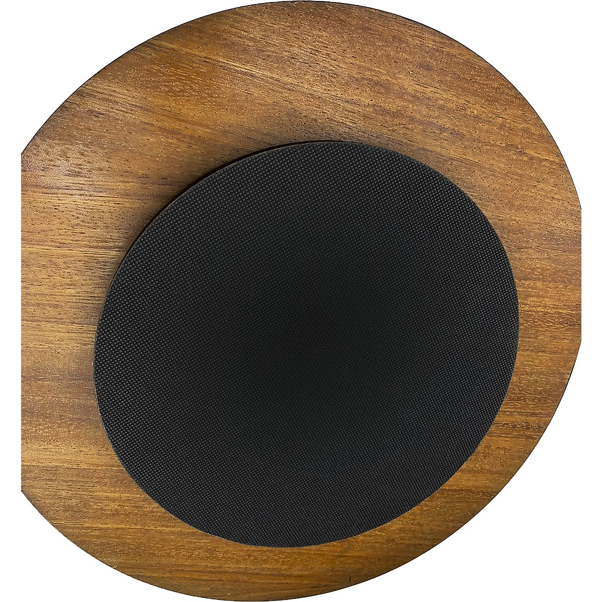 Handcrafted Wooden LAZY SUSAN Turntable, 14 or 18 Inch - Made in Mexico - Line: Italian Orange (14 or 18 inches)