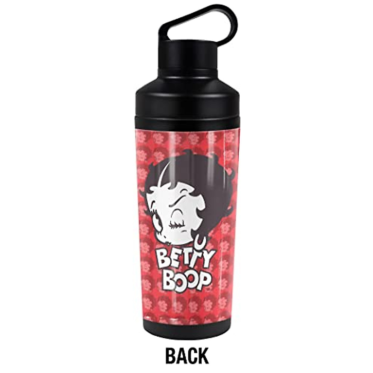 Betty Boop OFFICIAL Forty Winks 18 oz Insulated Water Bottle, Leak Resistant, Vacuum Insulated Stainless Steel with 2-in-1 Loop Cap
