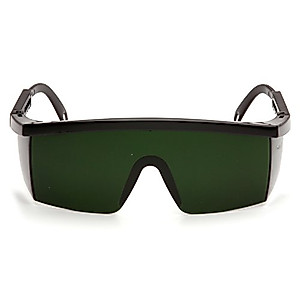 Pyramex Integra Safety Eyewear, 5.0 Ir Filter Lens With Black Frame