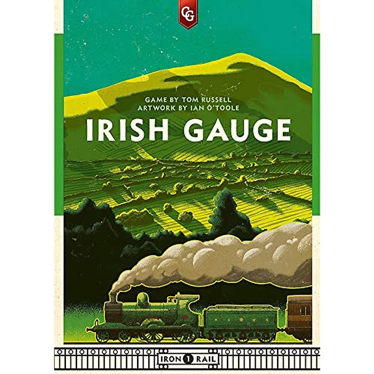 Capstone Games: Irish Gauge, Strategy Board Game, High Player Interaction, Quick 60 Minute Play Time, 3 to 5 Players, Ages 12 and Up