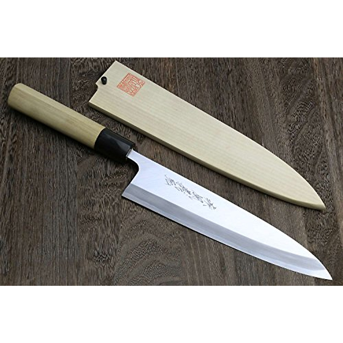 Yoshihiro Kasumi White Steel Mioroshi Filet Sushi Sashimi Japanese Chef Knife (8.25'' (210mm))