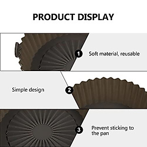 DOITOOL Mini Air Fryer Toaster Oven Toaster Toaster Air Fryer Silicone Air Fryer Reusable Air Fryer Pad Baking Paper Silicone Airfryer Air Fryer Oven Toaster Ovens