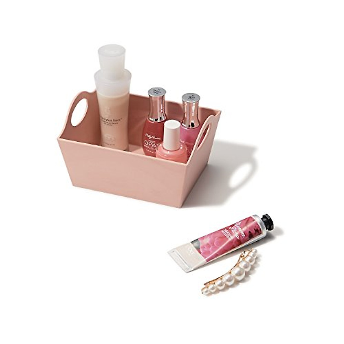 like-it EPE-23 Small Storage Mini Basket, Small, Set of 3, Paper Mix, Blue, Approx. Width 5.8 x Depth 4.4 x Height 3.2 inches (14.8 x 11.1 x 8.1 cm)