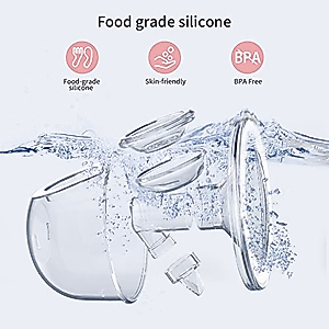 Wearable Breast Pump, Hands-Free Breast Pump, Portable Electric Breast Pump with 3 Mode & 9 Levels, Painless Breastfeeding Breastpump Can Be Worn in-Bra, 24mm (2 Pack)