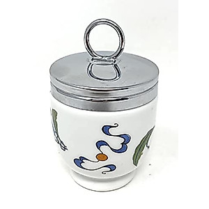 Royal Worcester Palmyra Porcelain Made In England Single Egg Coddler Poacher