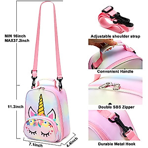 Backpack for Kids Girls Preschool Kindergarten Bookbag Set with Lunch Box Toddler School Bag