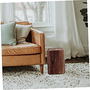 CHILDWEET Wood Grain Garbage Can for Home Office Vintage Trash Bin Garbage Bin Garbage Container Office Waste Basket Office Trash Can