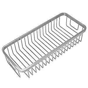 Shower Caddy Corner Shower Basket Sturdy Wall Mounted Bathroom Shelves for Bedroom Balcony Stainless Steel Bathroom Storage Baskets Wall Mounted Shelf Bathroom Supplies Easy to Install,Rack