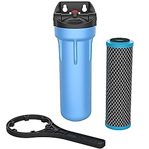 Pentair Pentek LR-1500 Lead Filtration System, 10" Under Sink High-Flow Lead Reduction Drinking Water System, Includes 10" Standard housing with mounting Bracket Cap, LR-FB10 Cartridge and Wrench