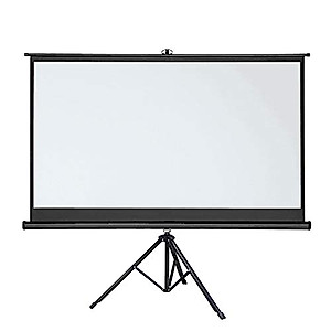 LIRUXUN Projector Screen 72 100 inches Tripod Stand 16:9 Portable Projection Screen 4K 3D Movies Screen for Home Office Indoor Outdoor (Size : 72 inch)