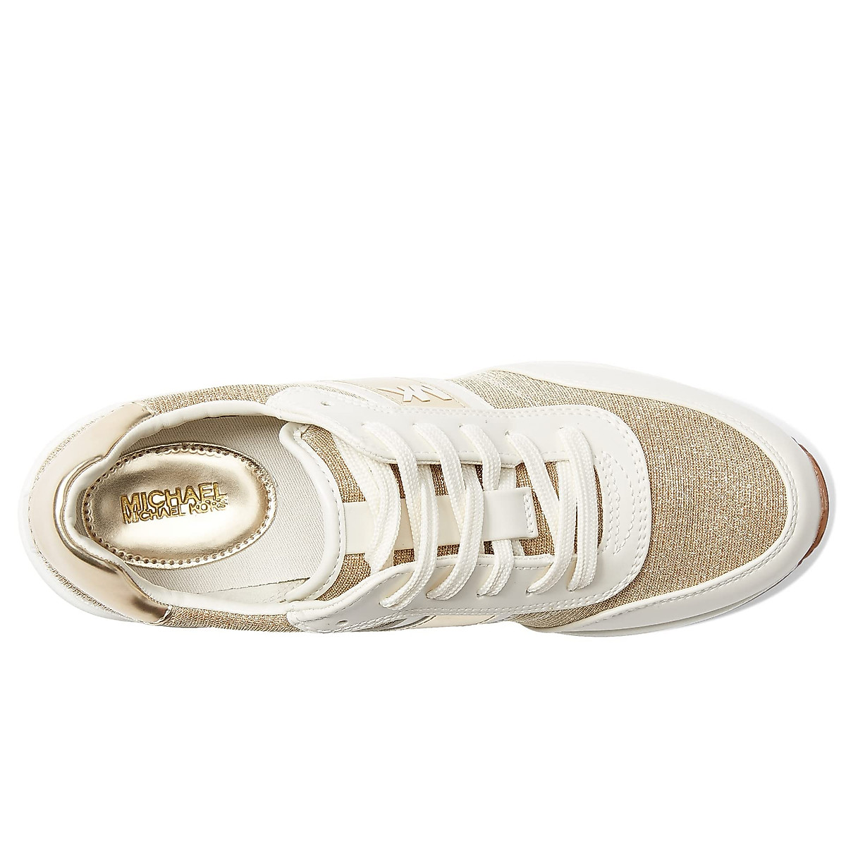Michael Kors Mabel Trainer Pale Gold 8 M