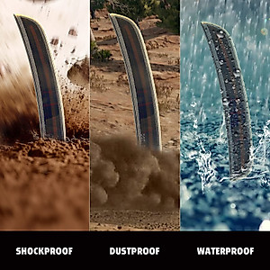 Somusen LED Side Marker Light Compatible with Dodge Charger 2015-2022 Smoked Lens Amber Front & Red Rear Signal Lamp Assembly Kit, Replace 68214405AA 68214404AA 68214127AA